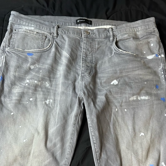 Purple Brand | Jeans | Purple Brand Grey Paint Splatter Jeans | Poshmark